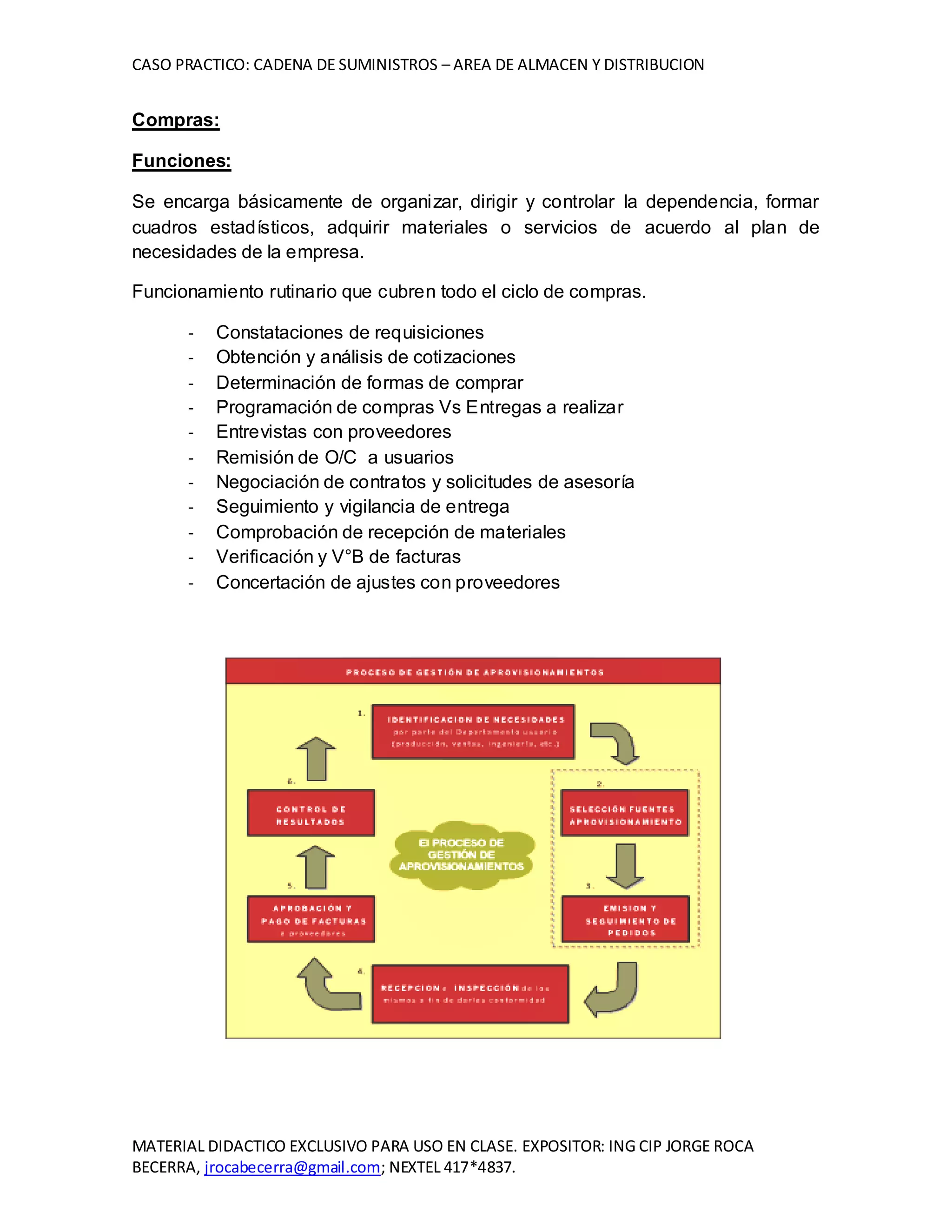 Caso Practico Cadena De Suministro Pdf