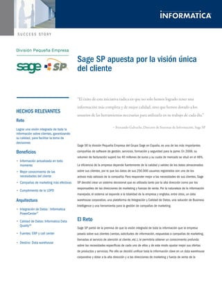 Caso - Sage SP | PDF