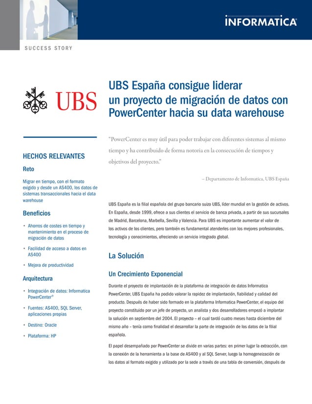 Caso - UBS España | PDF