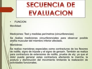 Caso clinico sindrome patelo femoral | PDF