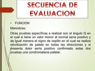 Caso clinico sindrome patelo femoral | PDF