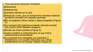 CASO CLINICO Actinomicosis cervicofacial.pptx