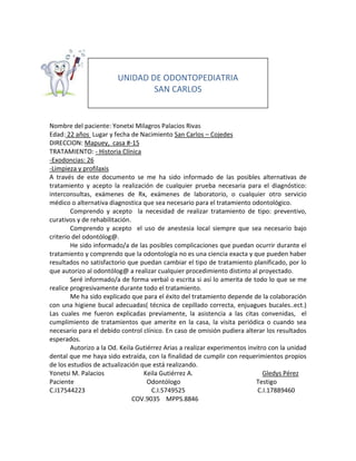 Caso clinico adhesion | DOCX