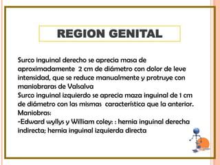 Caso clinico hernia inguinal VICTOR FLRORES | PPTX