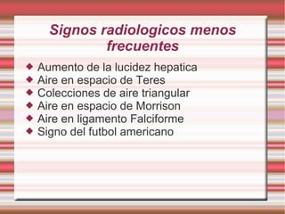 Clase Neumoperitoneo | ODP