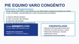 Caso Clinico pie equino varo Tomografía. | PPTX