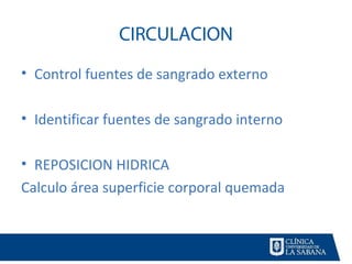 Caso clinico terapéutico paciente quemado | PPT