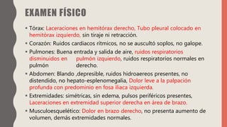 Caso clinico politraumatismo por accidente automovilistico | PPTX
