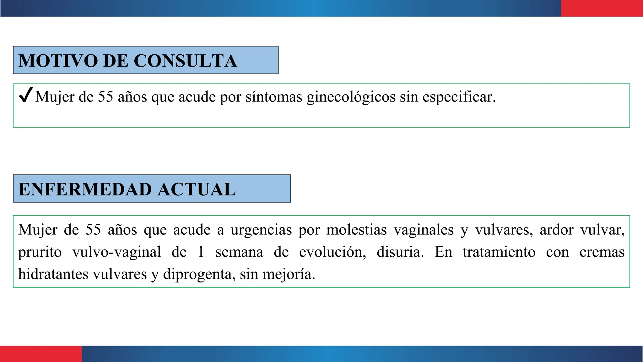CASO CLÍNICO CANDIDIASIS VULVOVAGINAL.pptx | Medical Health