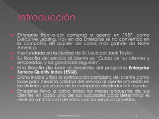 Caso de estudio enterprise rent a car | PPTX