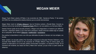 Taller De Redes Sociales Y Megan Meier | PDF