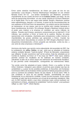 Caso enron | DOCX