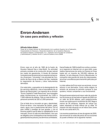 Caso enron para analisis y reflexion | PDF