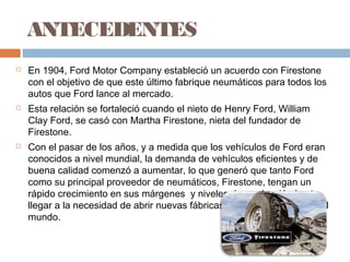 Caso Ford Firestone | PPT