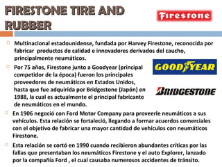 Caso Ford Firestone | PPT