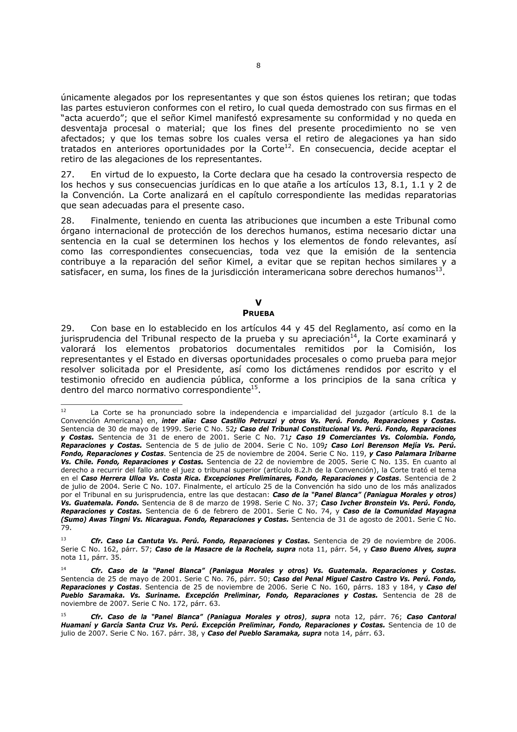 Caso kimel vs argentina | PDF