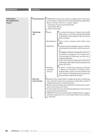 Esempio Piano Marketing B&B | PDF