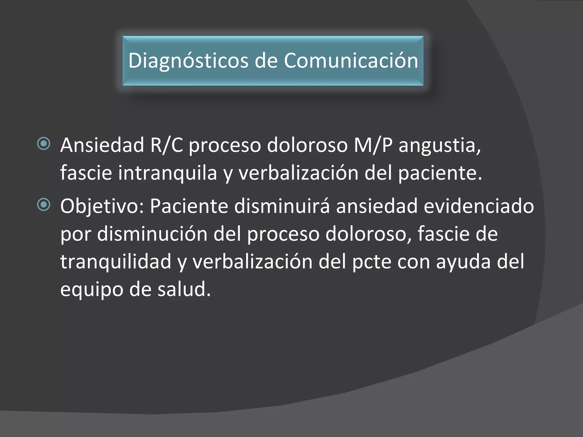 Proceso enfermero en gestión del cuidado según el modelo de Nancy Roper ...