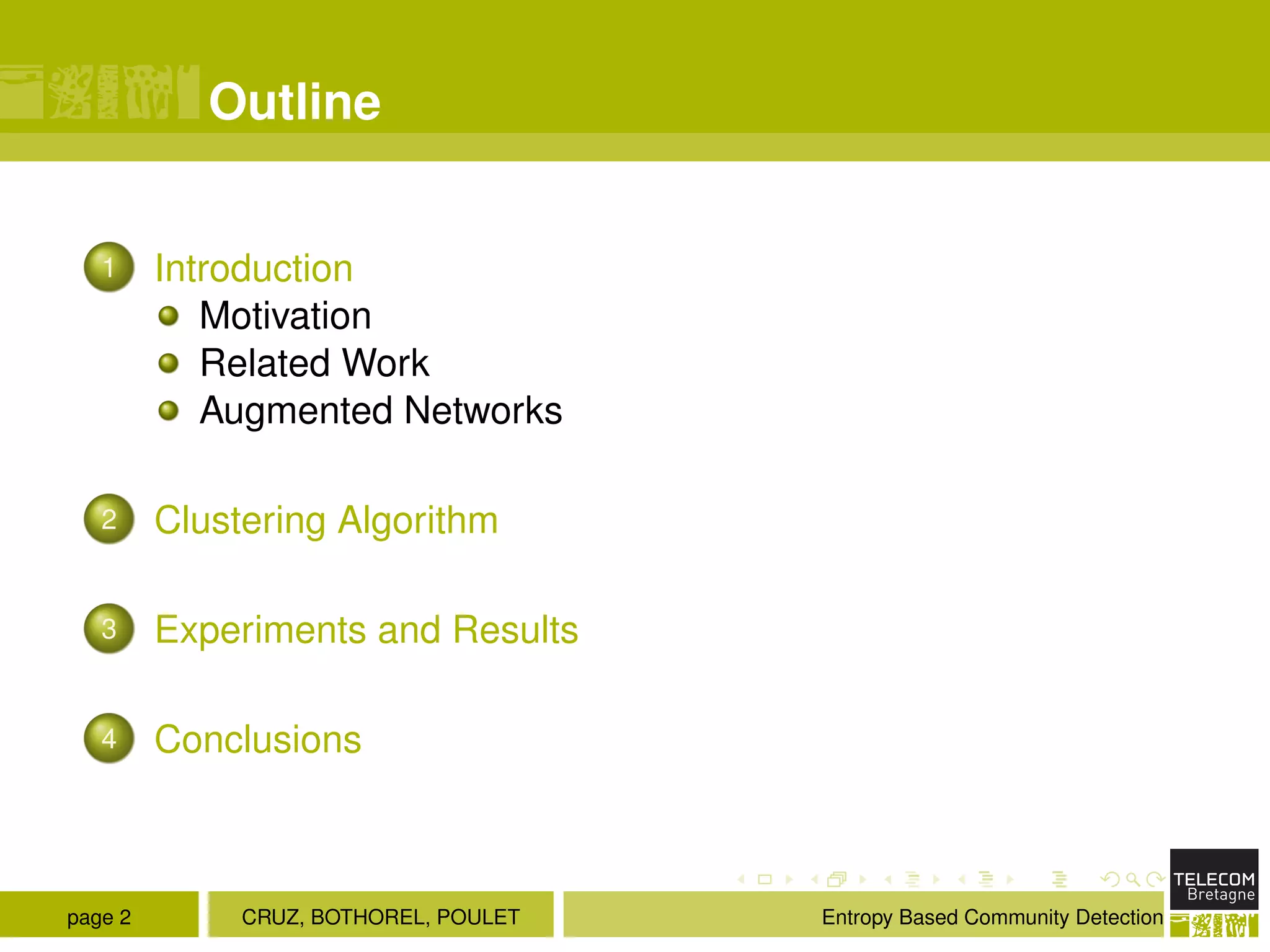 Entropy Based Algorithm For Community Detection In Augmented Networks Ppt 5744