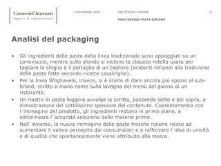 Packaging nel food: pasta fresca ripiena all'uovo | PDF