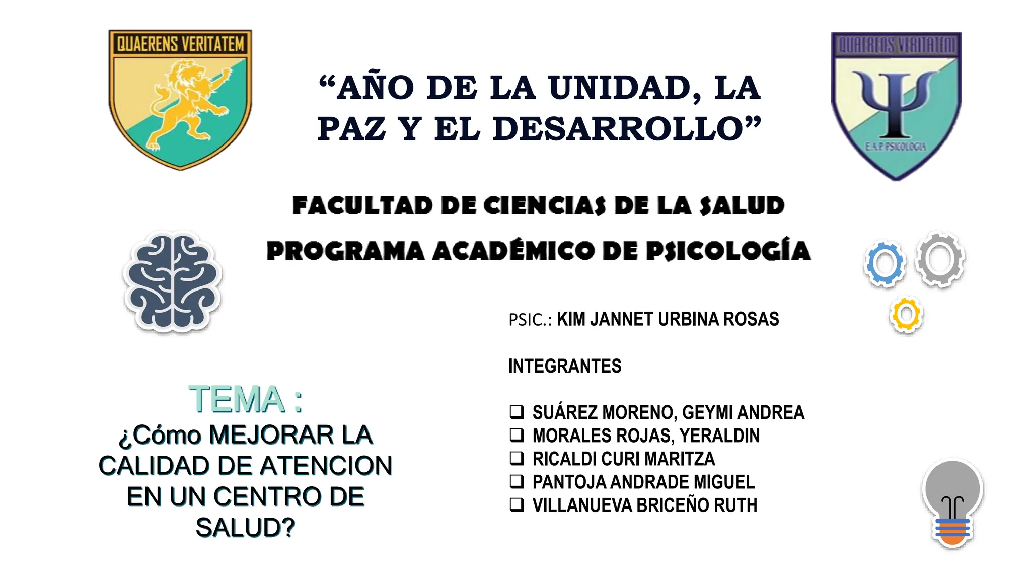 CASO PRACTICO. ¿COMO MEJORAR LA CALIDAD DE ATENCION EN UN CENTRO DE ...