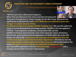 Casos de éxito de metasonic | PDF | IT and Internet Support | Internet