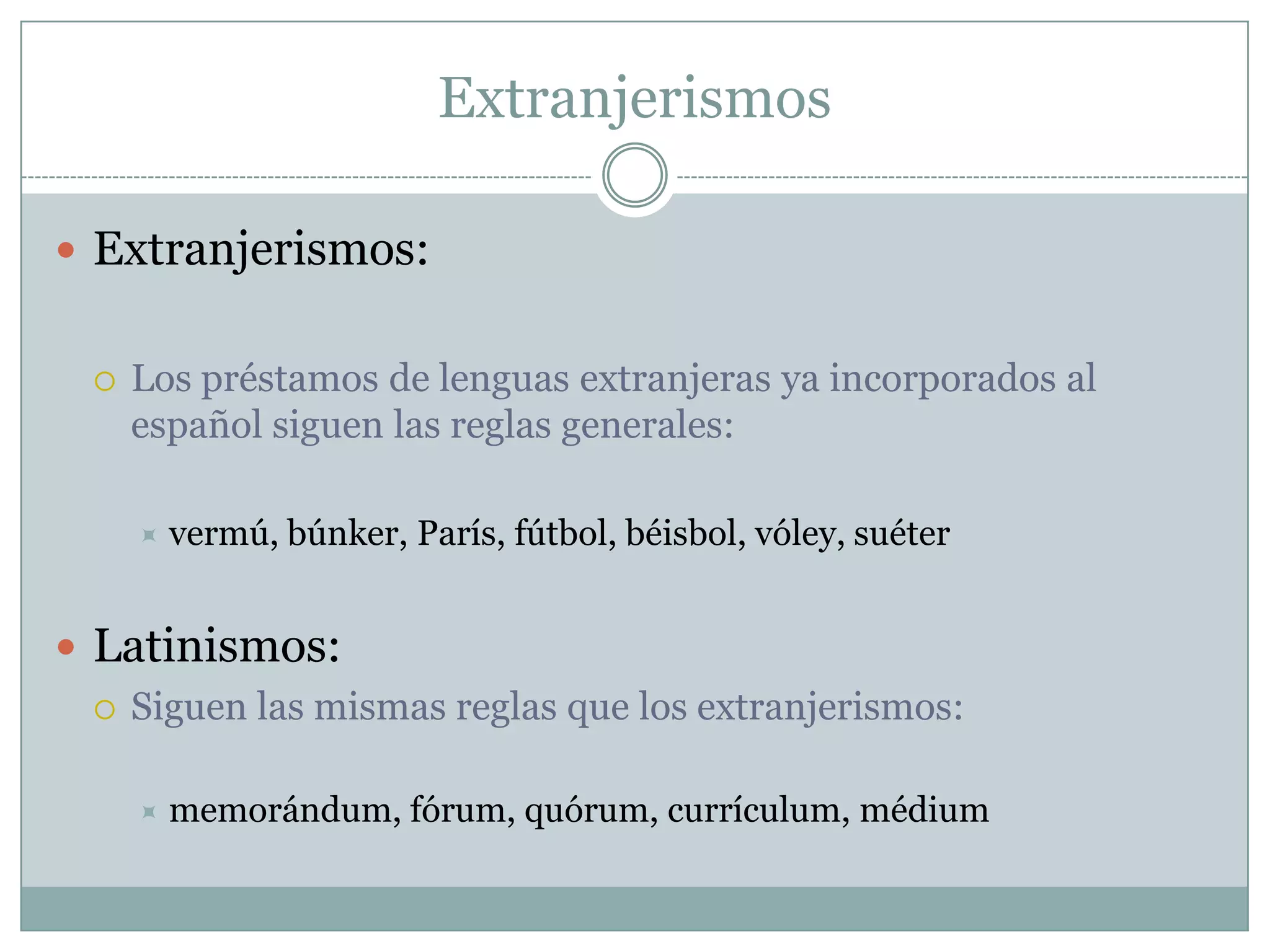 Casos especiales de acentuación | PPTX