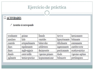 Casos especiales de acentuación | PPTX