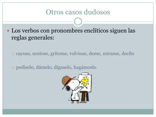 Casos especiales de acentuación | PPTX