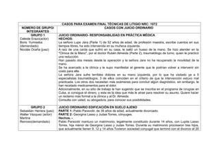 CASOS MATERIA CIVIL PARA LITIGACION.PPPP