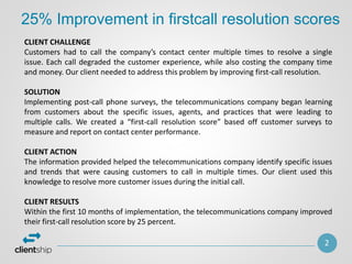 Contact Center Case Study | PDF