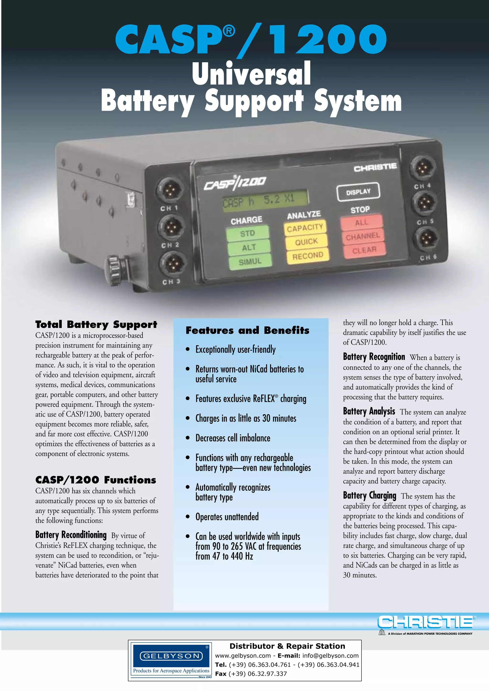 Casp1200 data sheet final | PDF