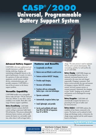 Casp2000 data sheet final | PDF