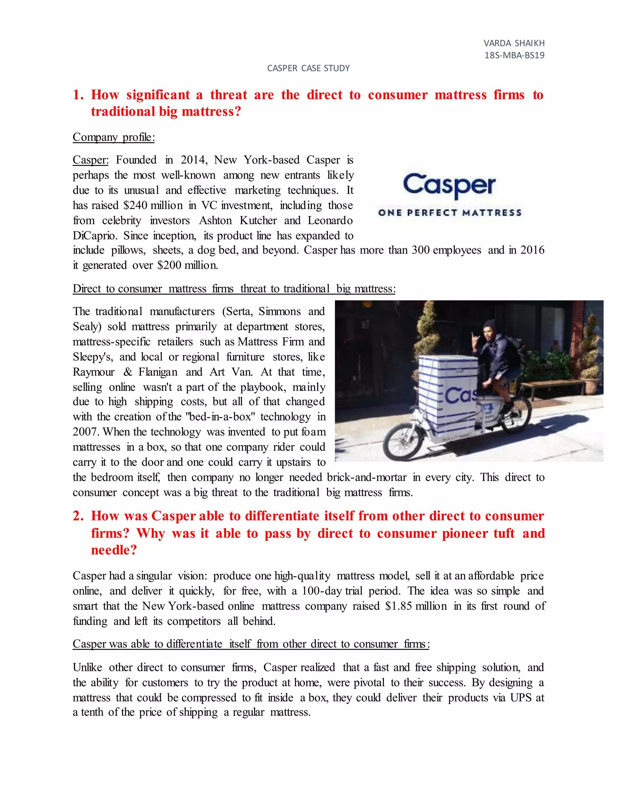 Casper; a case study | DOCX