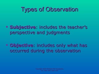 Chapter 9: Observation: The Roots of Practice | PPT