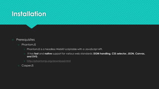 Casper js | PPT