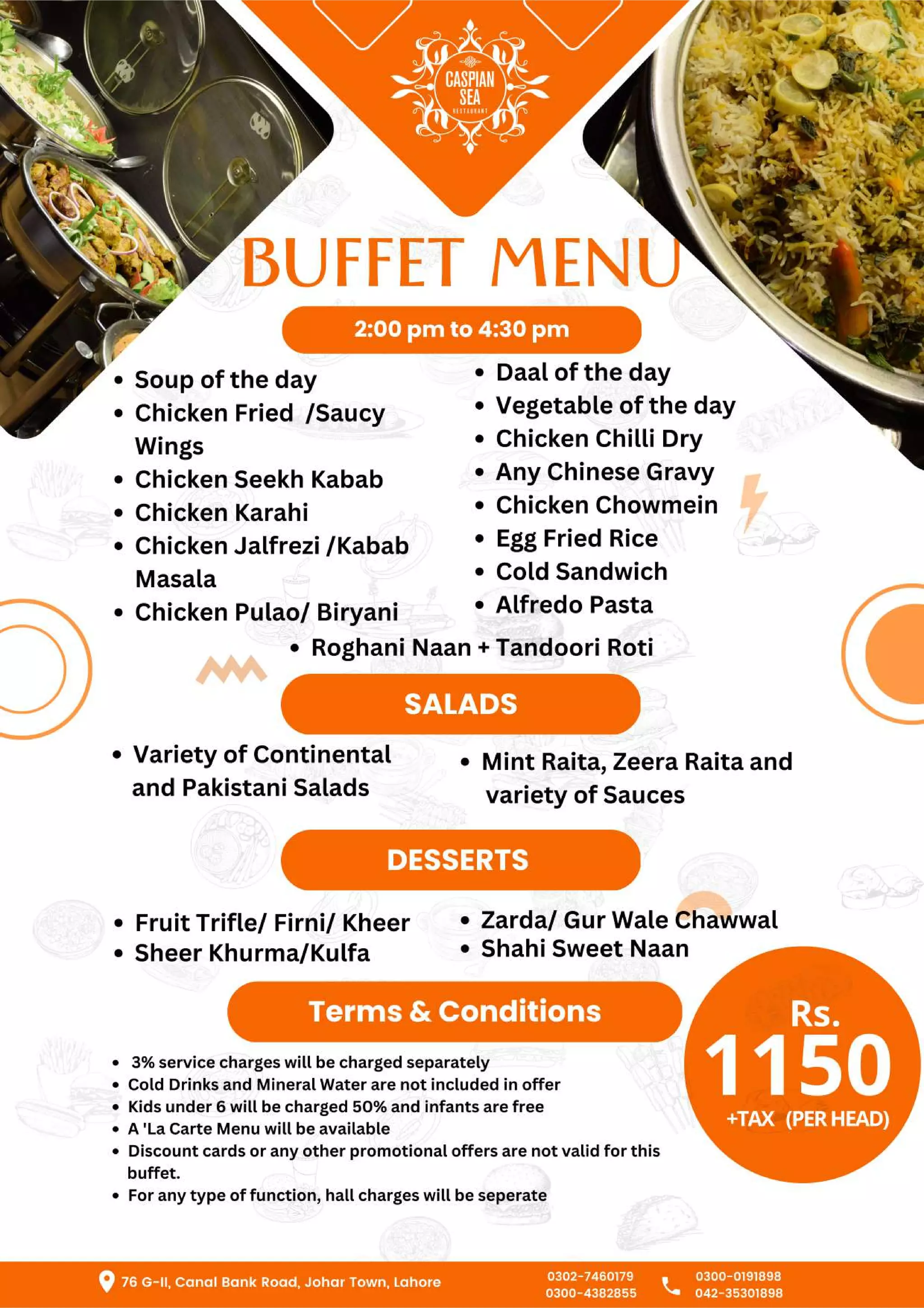 Caspian lunch buffet menu.pdf