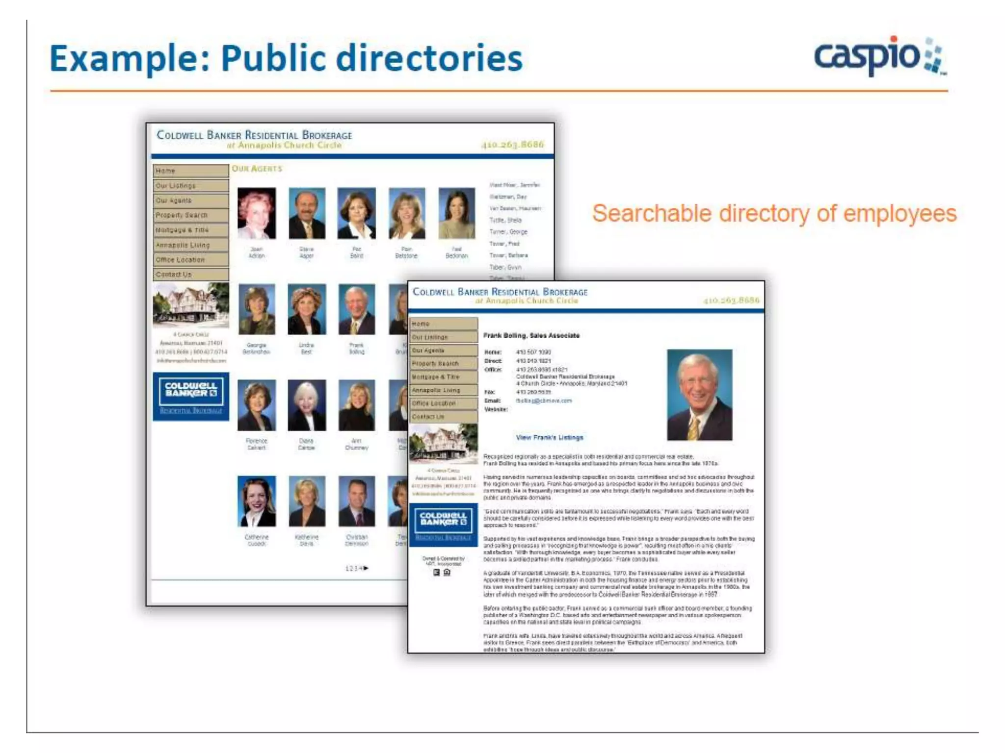 Caspio Customer Examples Hadley Price hadley@strategicmotion.net (352 ...