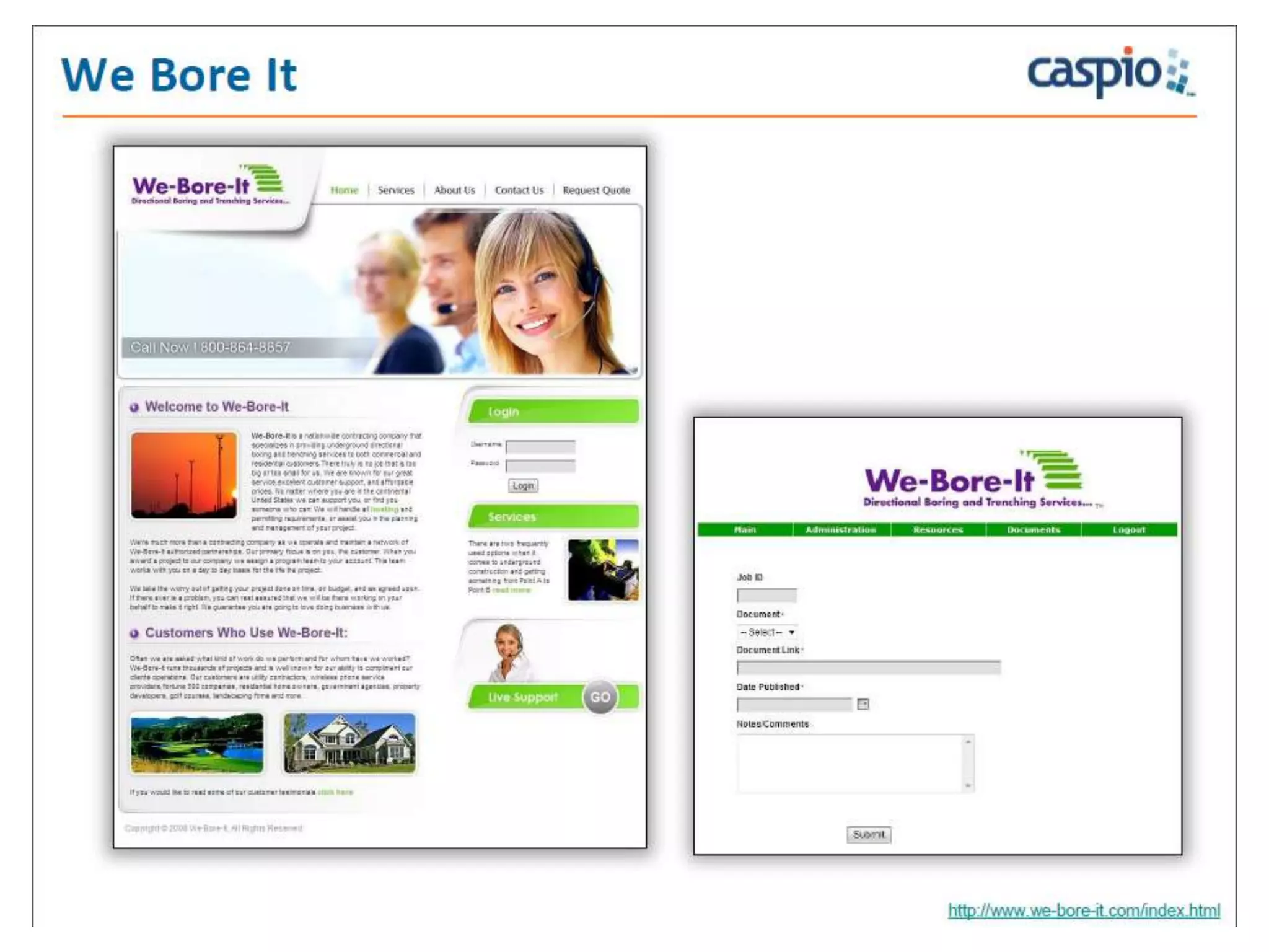 Caspio Customer Examples Hadley Price hadley@strategicmotion.net (352 ...
