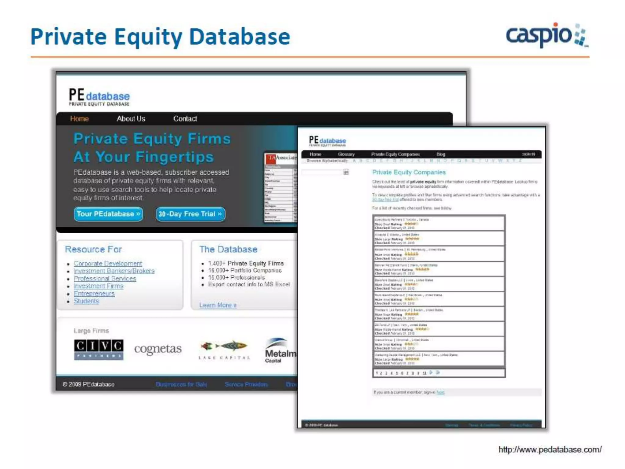Caspio Customer Examples Hadley Price hadley@strategicmotion.net (352 ...