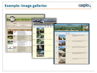 Caspio Customer Examples Hadley Price hadley@strategicmotion.net (352 ...