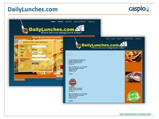 Caspio Customer Examples Hadley Price hadley@strategicmotion.net (352 ...