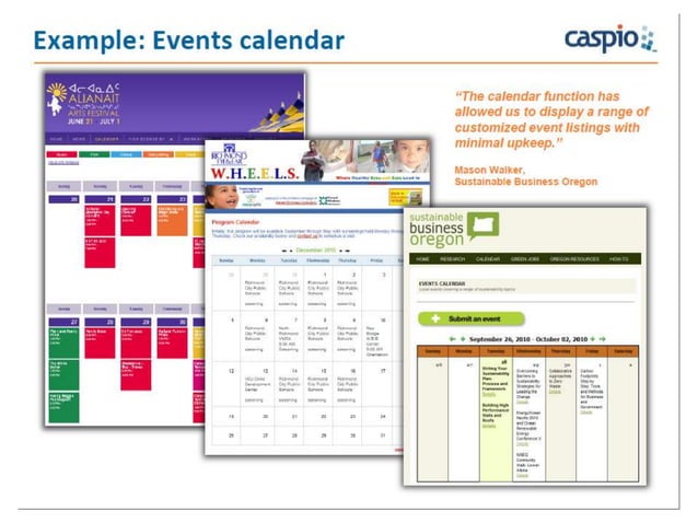 Caspio Customer Examples Hadley Price hadley@strategicmotion.net (352 ...