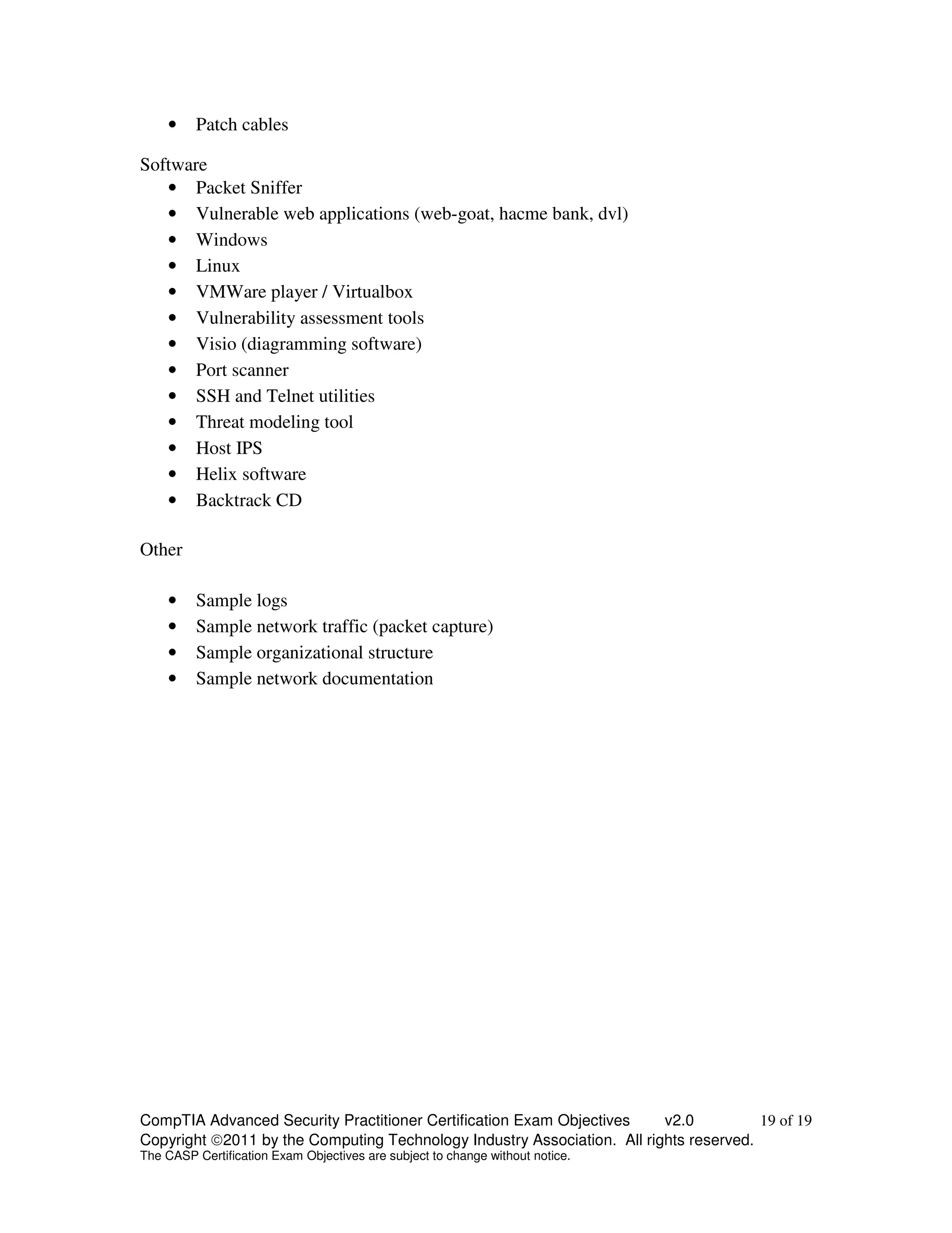 CompTIA CAS-002 VCE Outline | PDF