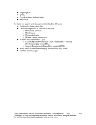 CompTIA CAS-002 VCE Outline | PDF