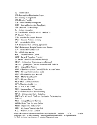 CompTIA CAS-002 VCE Outline | PDF