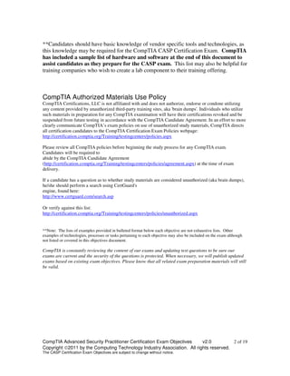 CompTIA CAS-002 VCE Outline | PDF