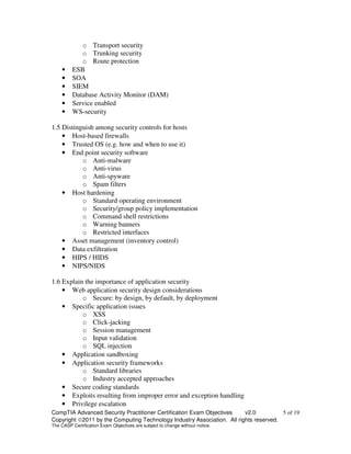 CompTIA CAS-002 VCE Outline | PDF