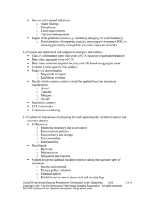 CompTIA CAS-002 VCE Outline | PDF