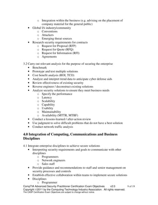 CompTIA CAS-002 VCE Outline | PDF